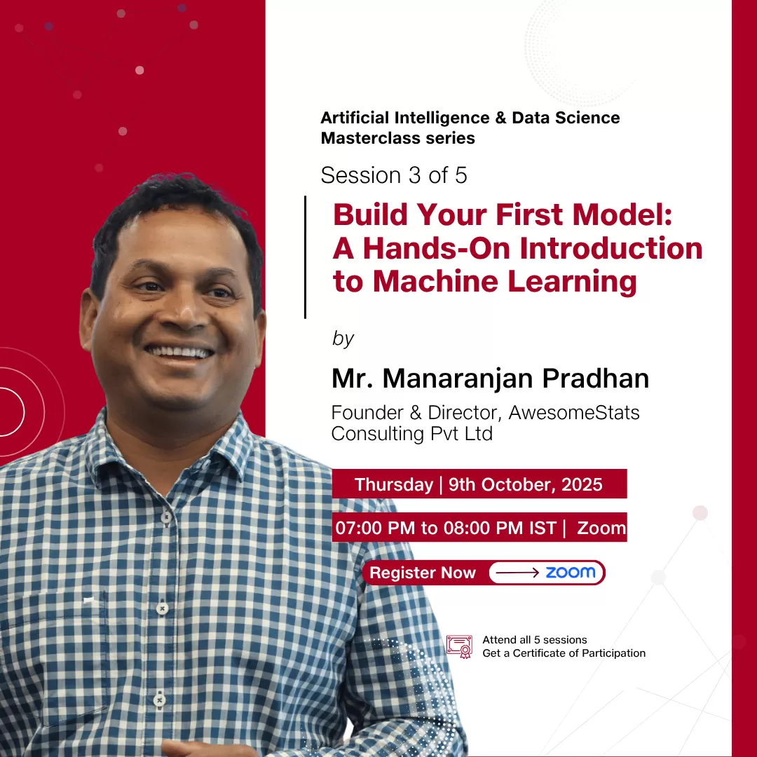 Masterclass 3: Build Your First Model: A Hands-On Introduction to Machine Learning - Jio Institute